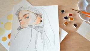 Cómo hacer color piel con acuarelas - Tutoriales arte de Totenart